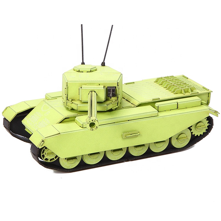 3D Army Tank Models Kit Car Papercraft Toys Mini Army Toy Tank Play set ...